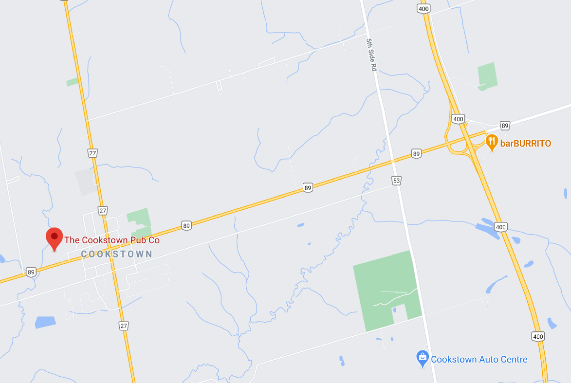 Menu – Cookstown Pub