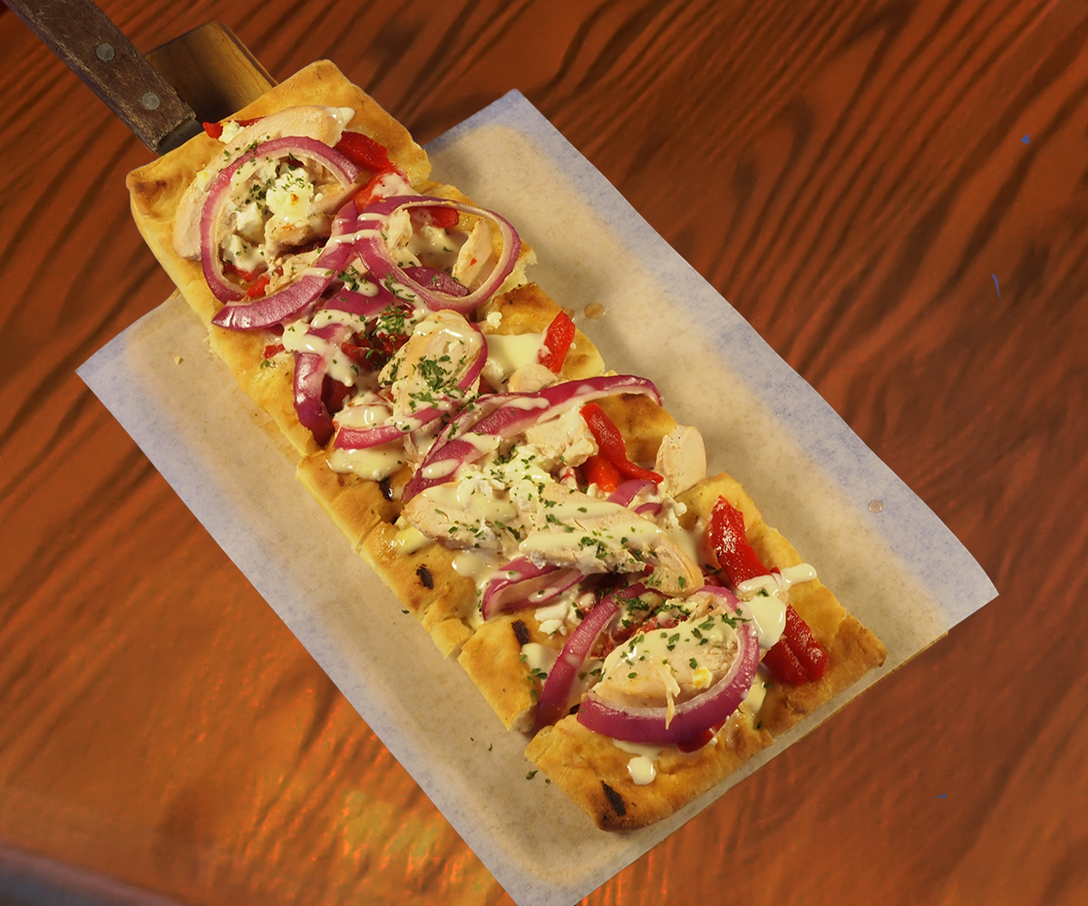 Chicken & Goat Cheese Flatbread – Cookstown Pub