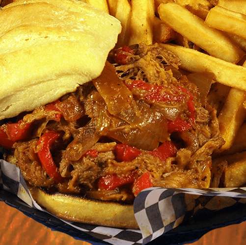 Pulled Pork on a Bun – Cookstown Pub